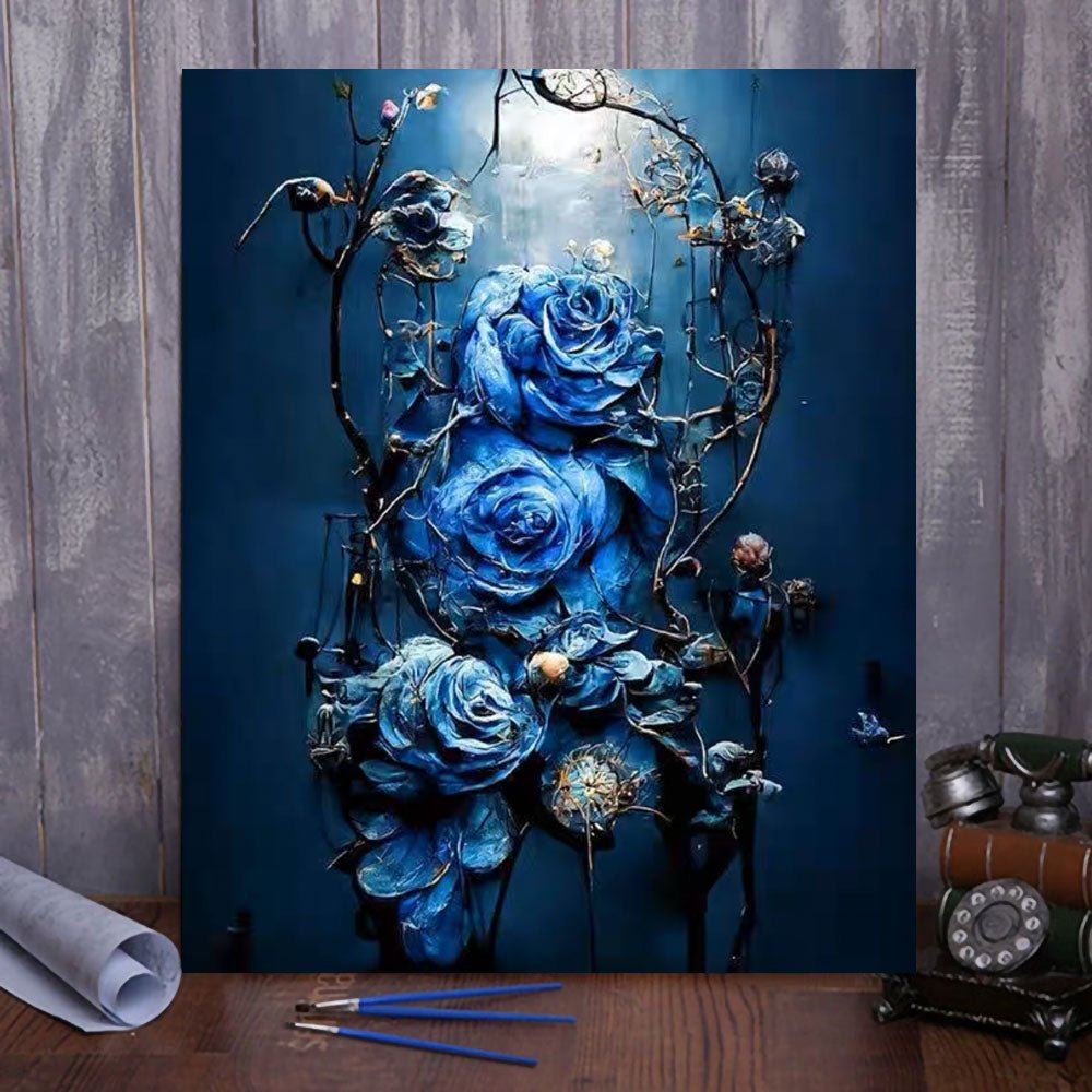 VIVA™ Paint By Numbers - Blue rose – VIVA Paint-by-Numbers