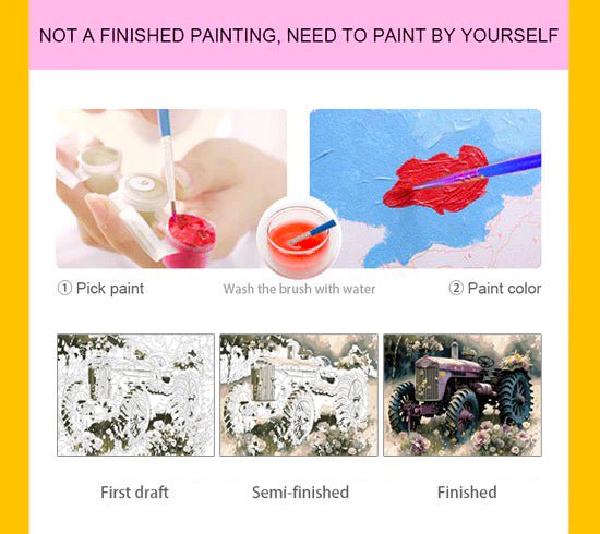 VIVA™ Pink Tractors Collection (EXCLUSIVE) - Fuchsia Farm – VIVA Paint ...